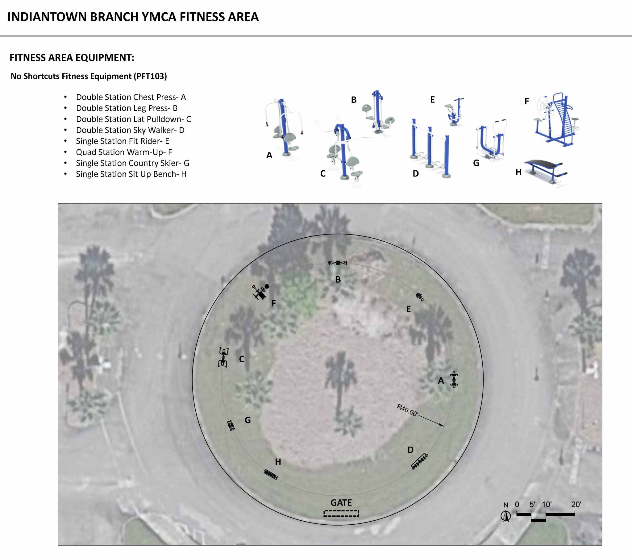 Indiantown Outdoor Fitness Equipment - YMCA of the Treasure Coast